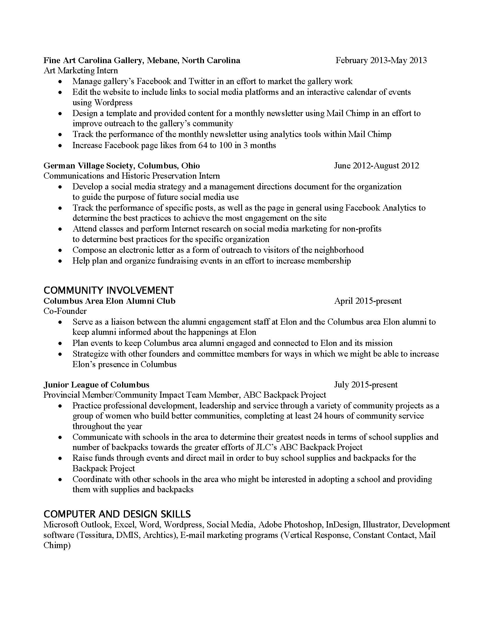 How To Market Yourself Resumes